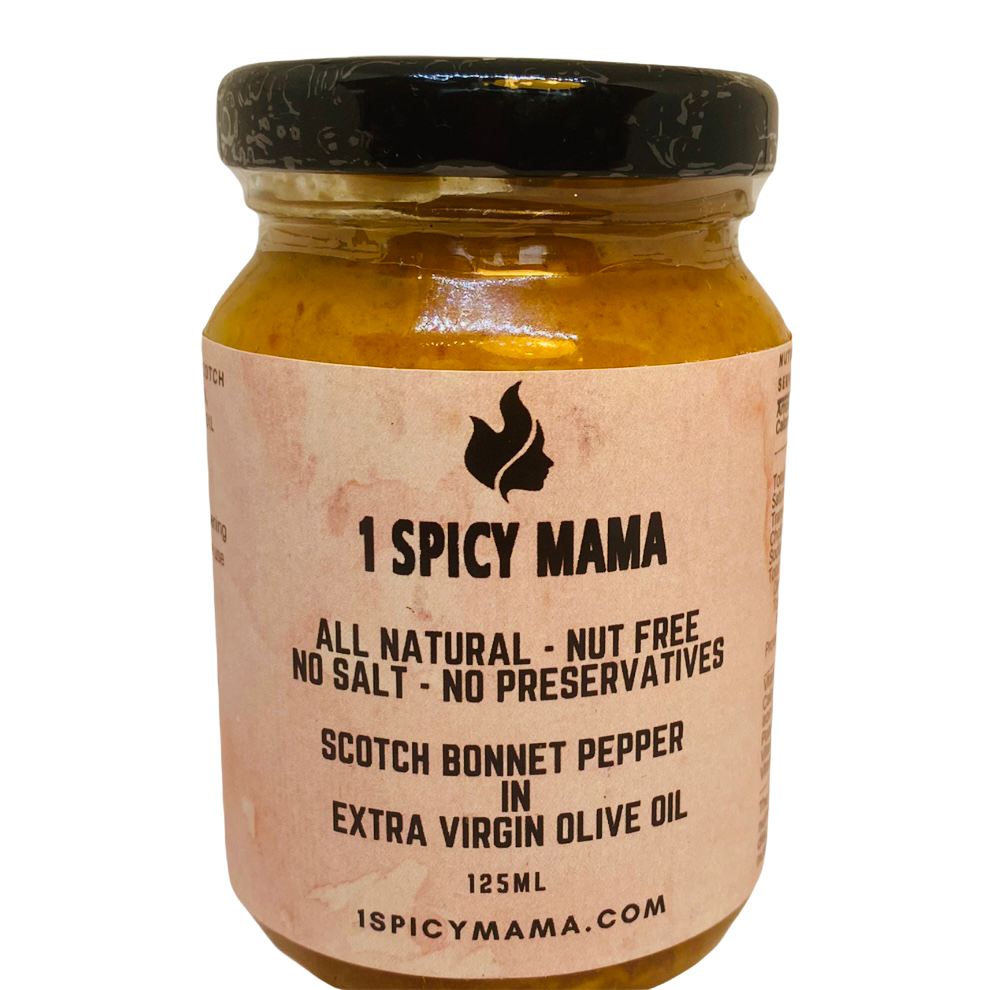 Scotch Bonnet Pepper In Extra Virgin Olive Oil 1 Spicy Mama